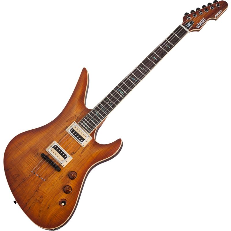 Schecter Avenger Exotic Electric Guitar Spalted Maple | Las Vegas Guit