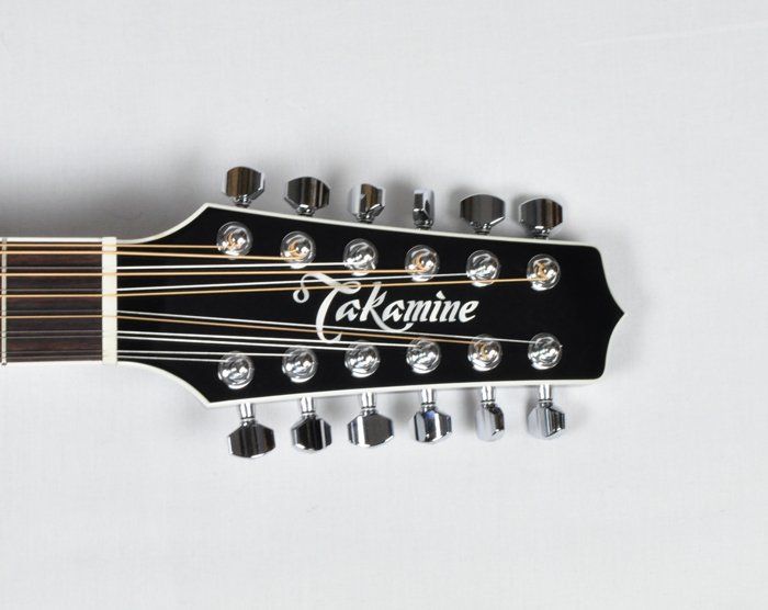 Takamine EF381SC Legacy Series 12 String Acoustic Guitar in Gloss Blac