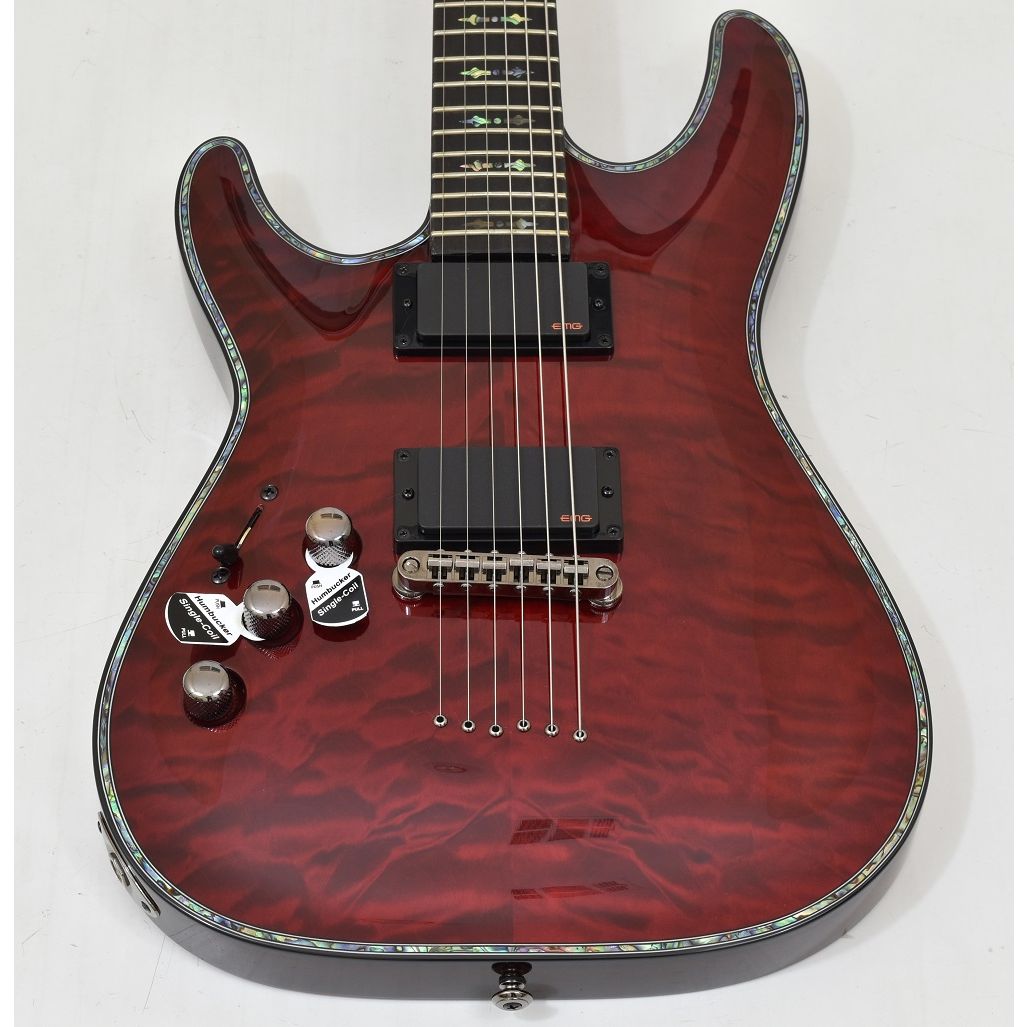 Schecter Hellraiser C-1 Lefty Guitar Black Cherry B-Stock 4107 | Las V