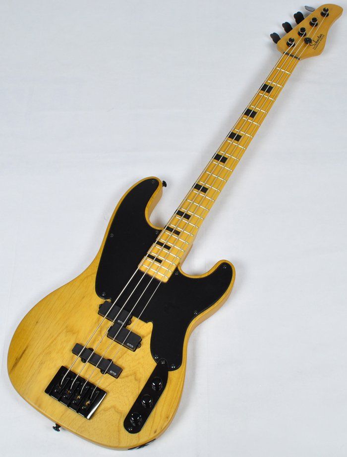 Schecter Model-T Session Electric Bass in Aged Natural Satin