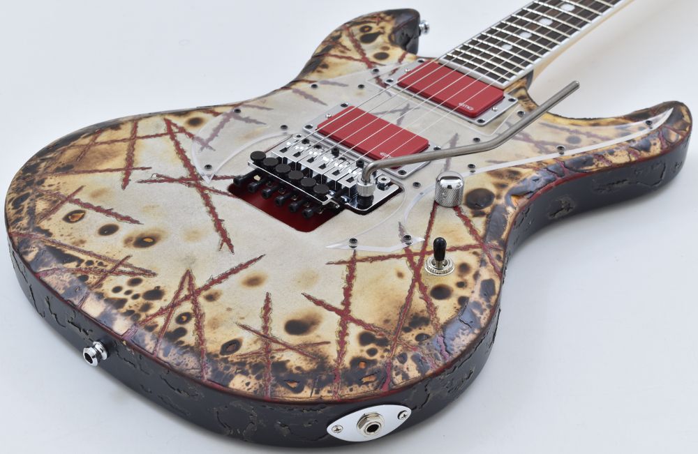 ESP E-II Richard Z RZK-I Burnt Electric Guitar with Case