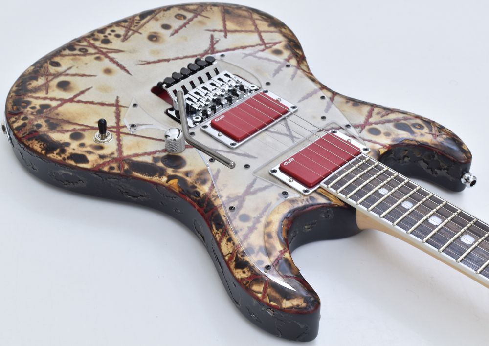 ESP E-II Richard Z RZK-I Burnt Electric Guitar with Case